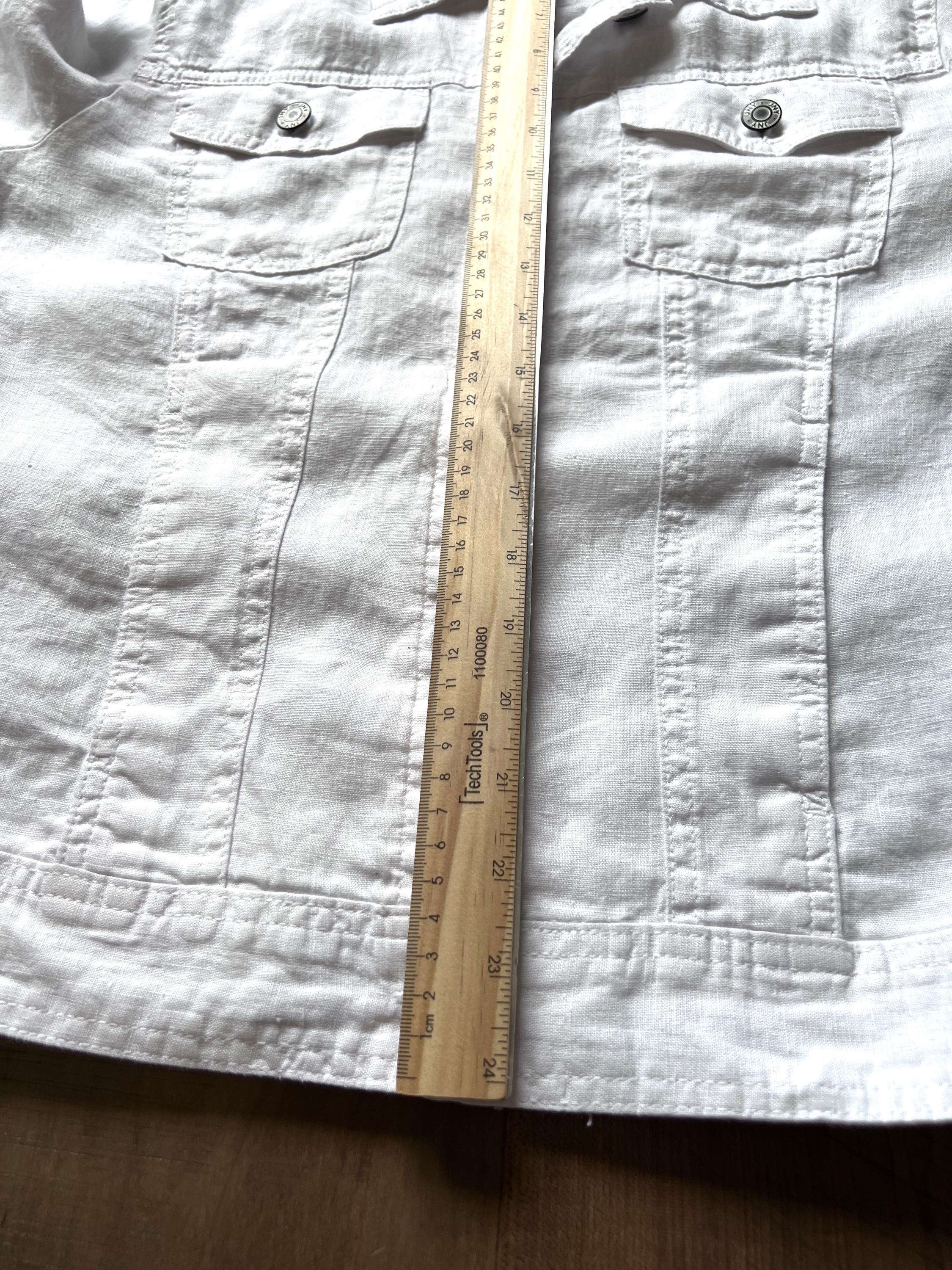 Vintage Style Jones New York Floral Embroidered Mesh Overlay White ...