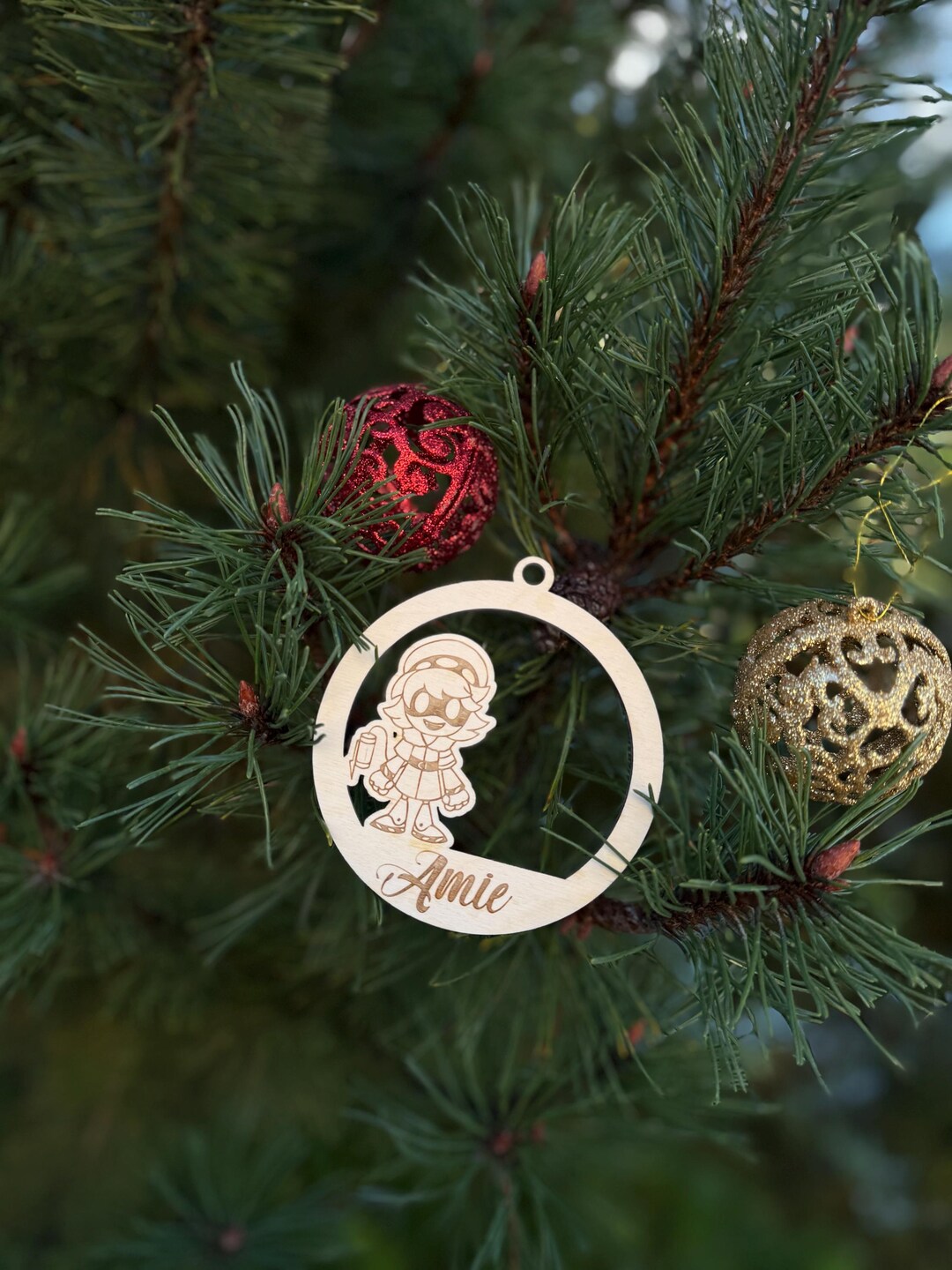 Personalized Murder Drones Christmas Ornament - Custom Wood Christmas ...
