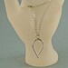 Inverted Teardrop Pendant in Sterling Silver Minimalist - Etsy