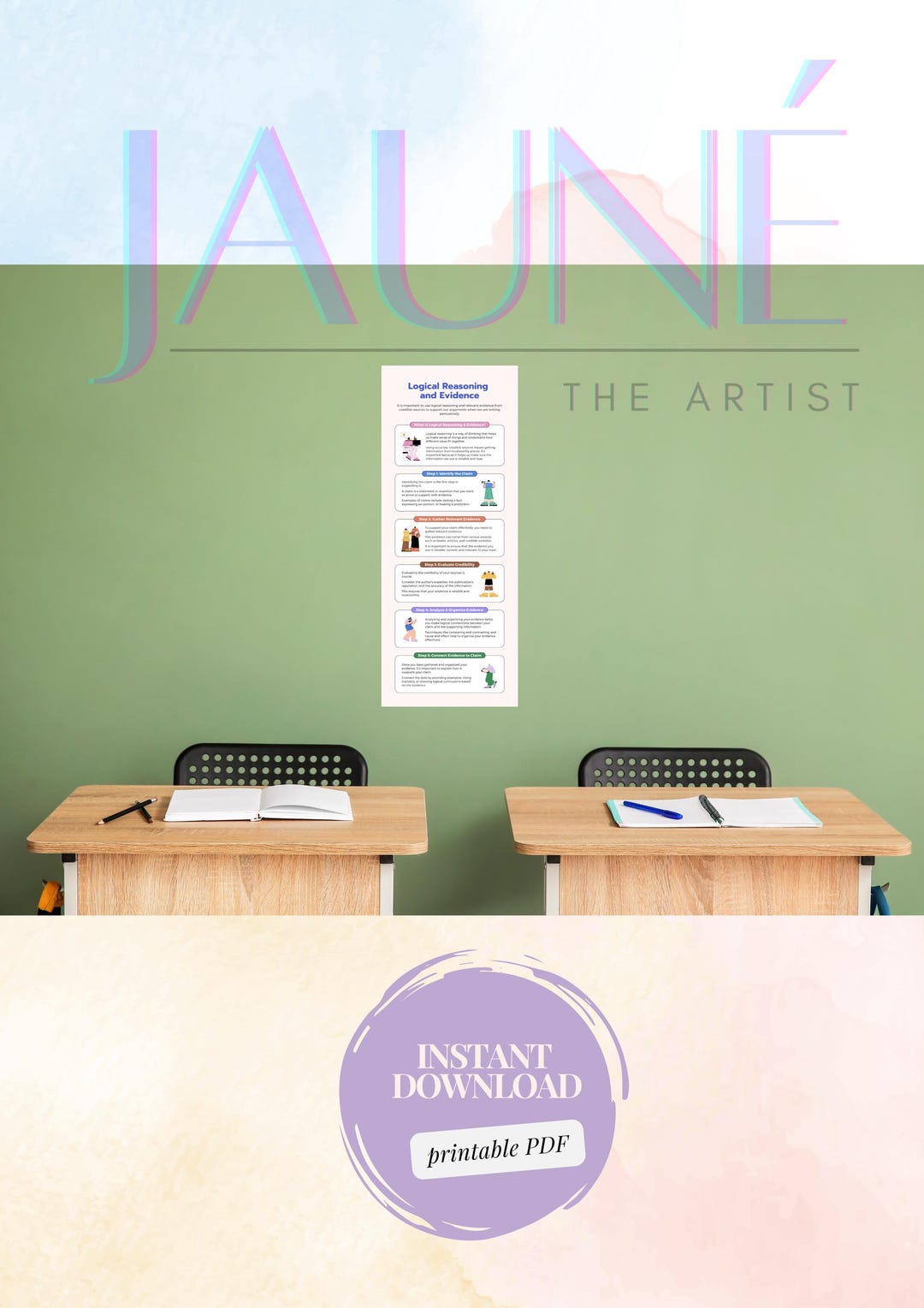 Mathematical Reasoning Worksheets for Kids - Printable PDF - Etsy