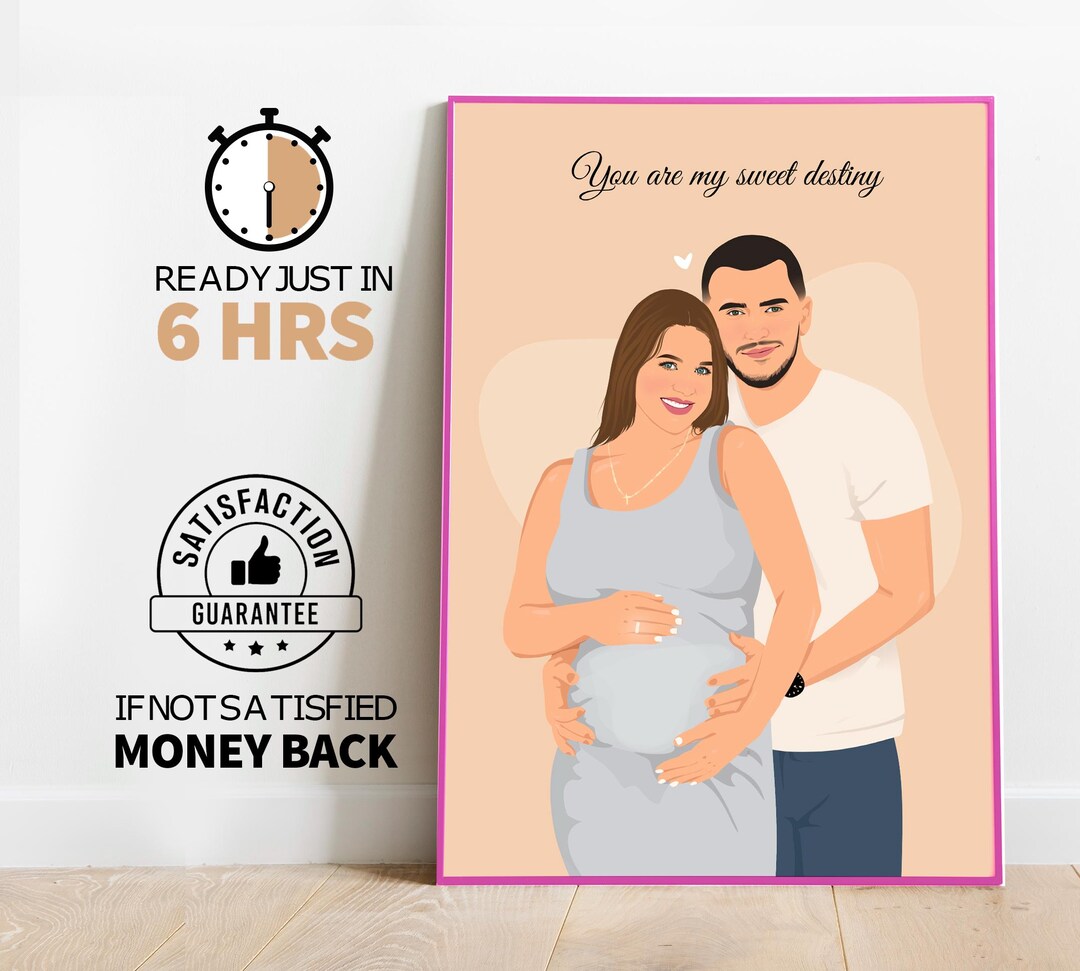 Custom Faceless Photo, Drawing Gift for Him, Faceless Portraits for ...