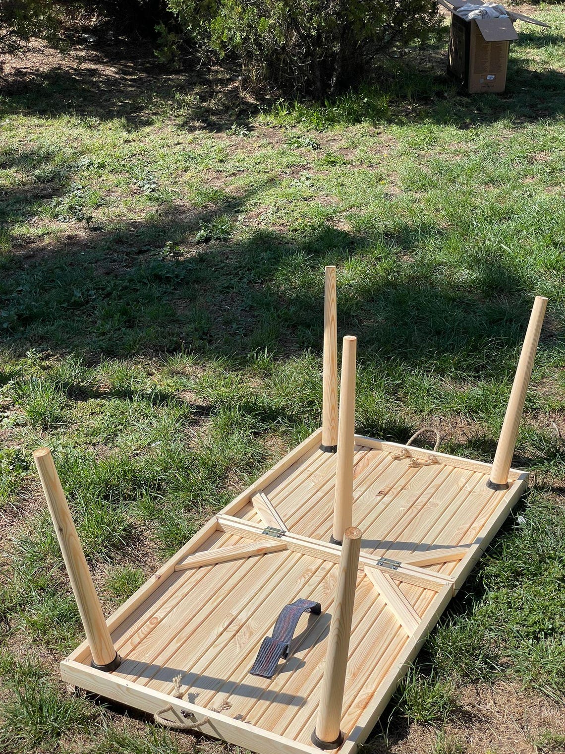 Foldable Wood Picnic Table: Low Table for Parties & Baby Showers - Etsy