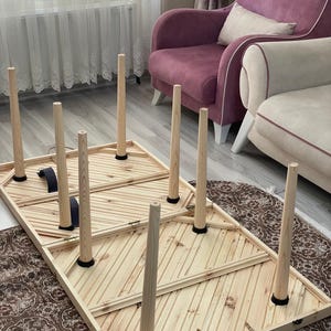 Handmade Folding Table: Boho Low Dining Table (30x60inc) - Etsy