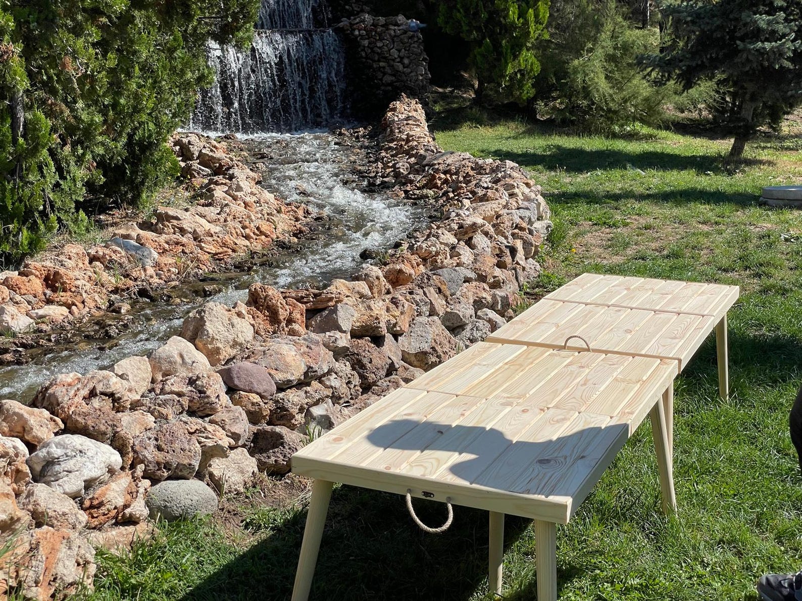 2448inc,wood Table, Picnic Table,folding Table,boho Picnic Table ...