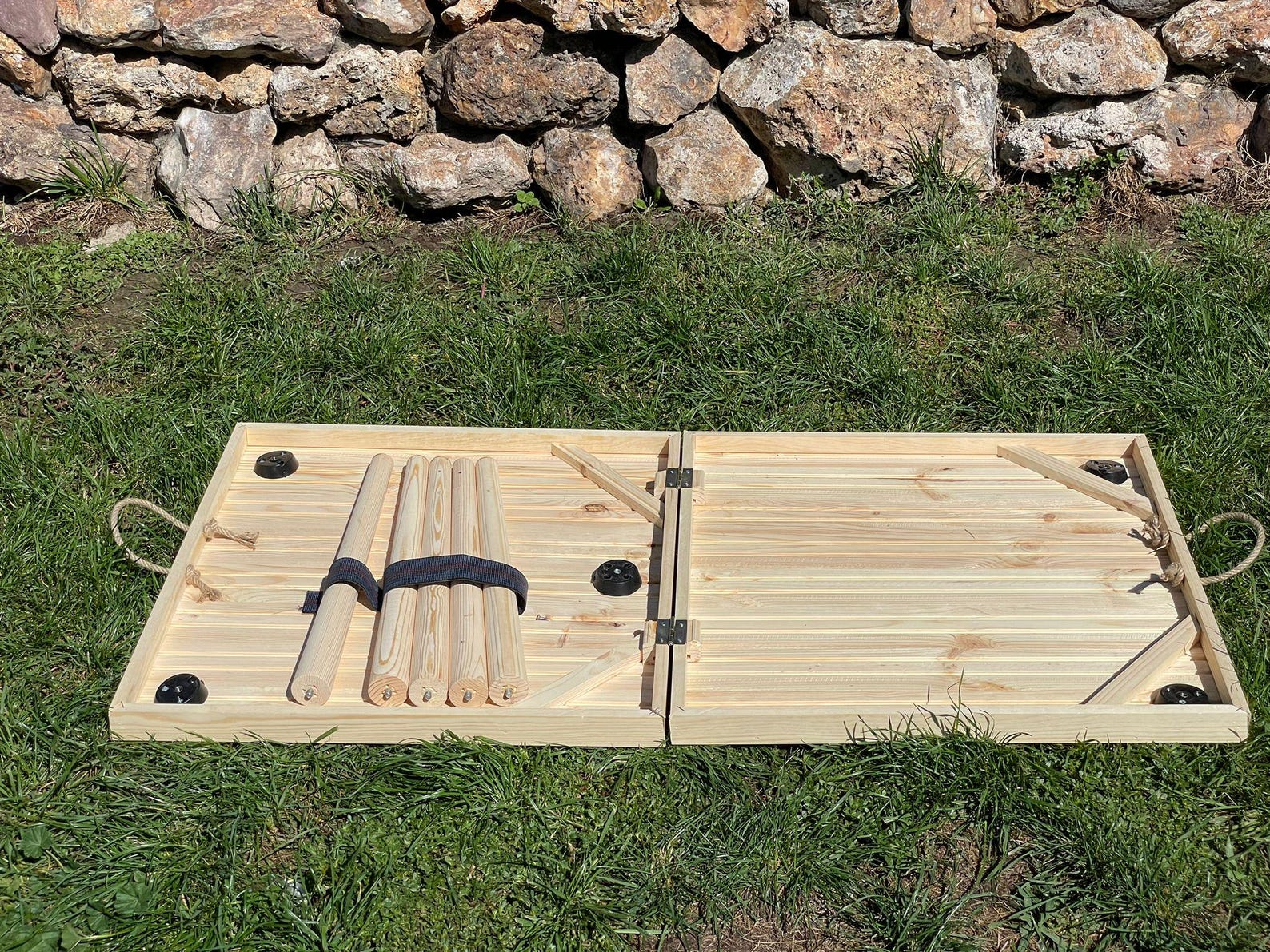 Foldable Wood Picnic Table: Low Table for Parties & Baby Showers - Etsy