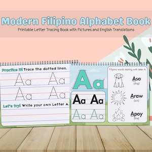 Printable Filipino Alphabet Coloring Book for Toddlers and Kids Learn ...