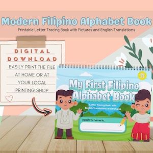 Printable Filipino Alphabet Coloring Book for Toddlers and Kids Learn ...