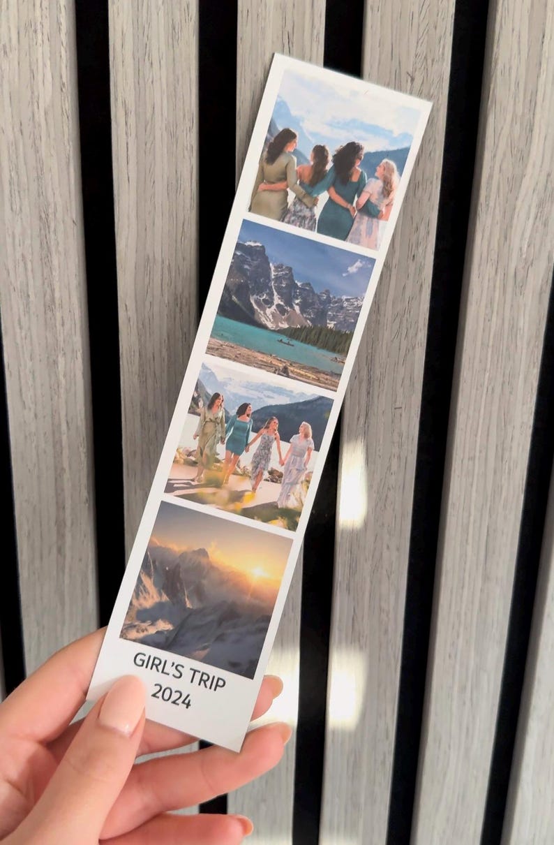 Personalized Photo Strip Magnet: Custom Family Keepsake - Etsy