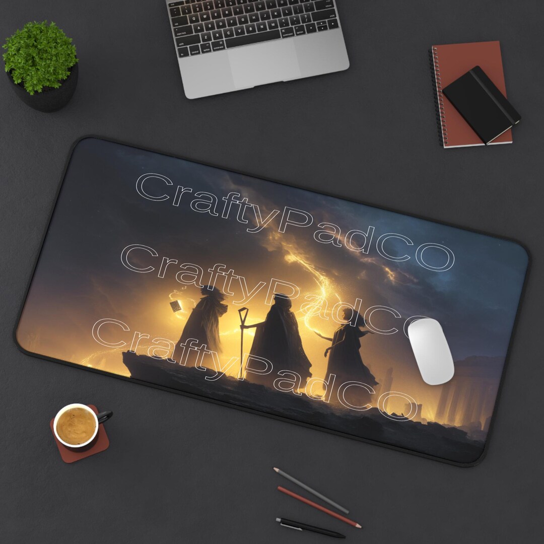 Greek Myth Mousepad,dark Fantasy Desk Mat,fates of Destiny Mouse Pad ...