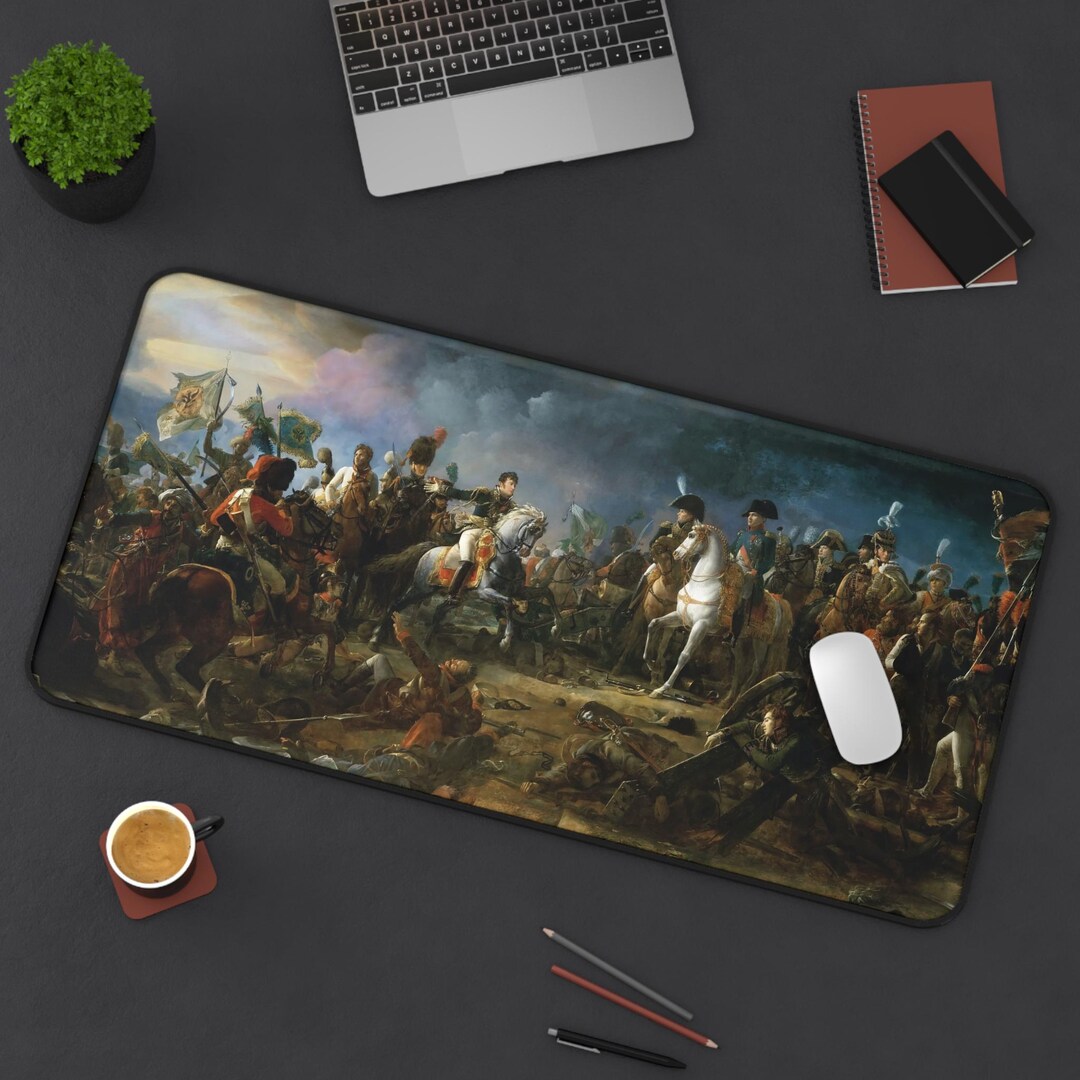 Napoleon Battle Mousepad,historic War Desk Mat,battle of Austerlitz ...
