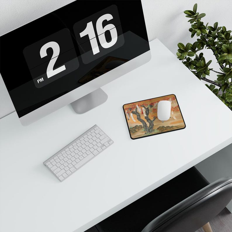 Mousepad,desk Mat,japanese Autumn,japanese Maple Leaves,maple Plant,art ...