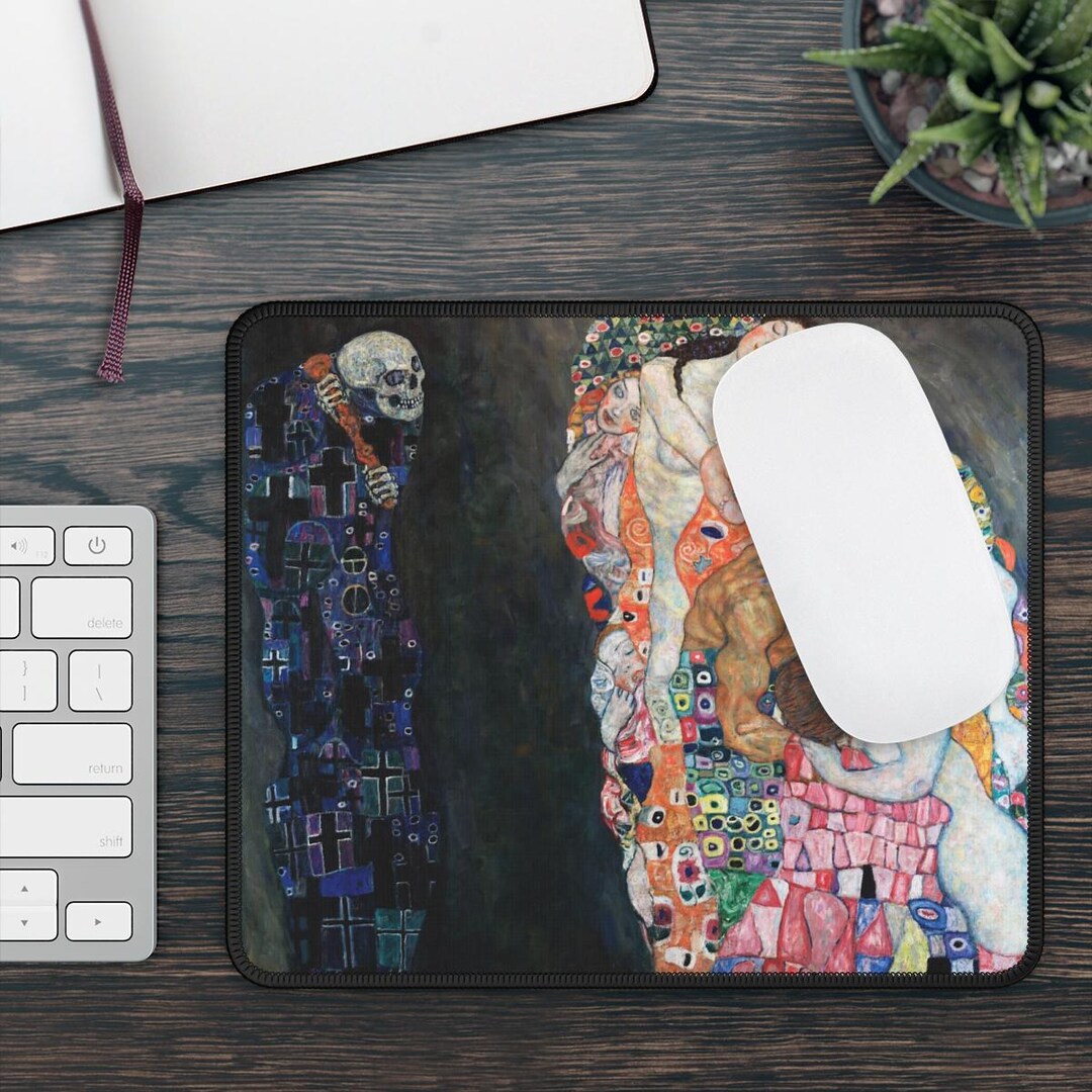 Mousepad,desk Mat,death and Life,leopold Museum,gustav Klimt,klimt,art ...