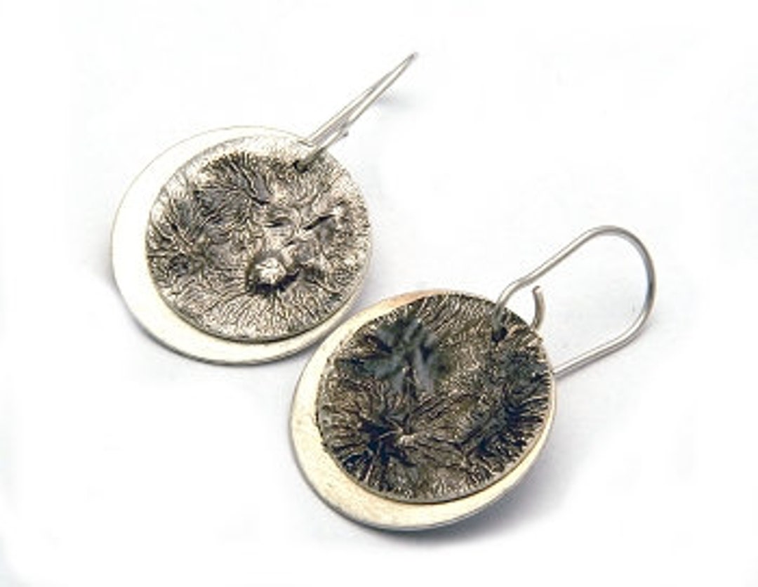 Reticulated Patina Earring - Etsy