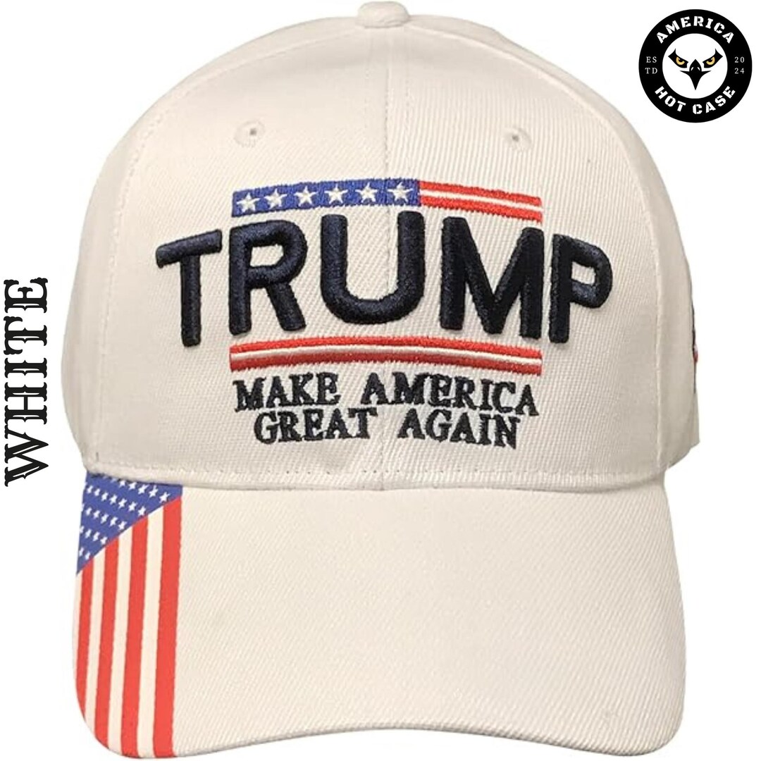 Trump 2024 Hat Embroidered MAGA Baseball Cap Adjustable Trump Cap With ...