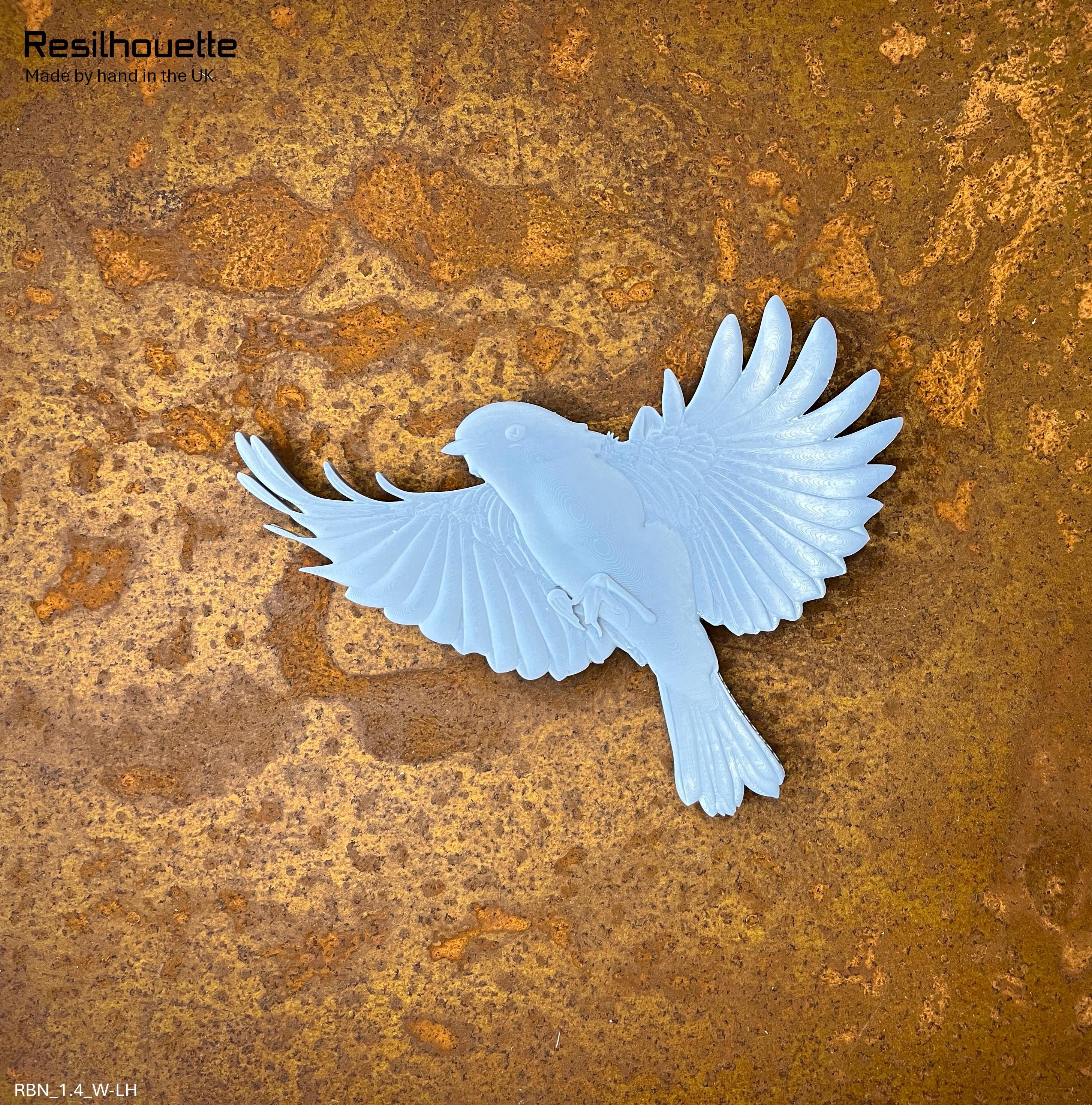 Garden Bird 3D Wall Art, Wall Decor, Flying Bird Wall Sculpture ...