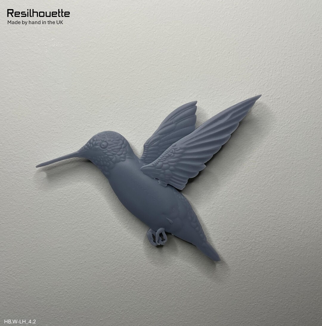 Hummingbird 3D Wall Art, Wall Decor, Flying Bird Wall Sculpture ...