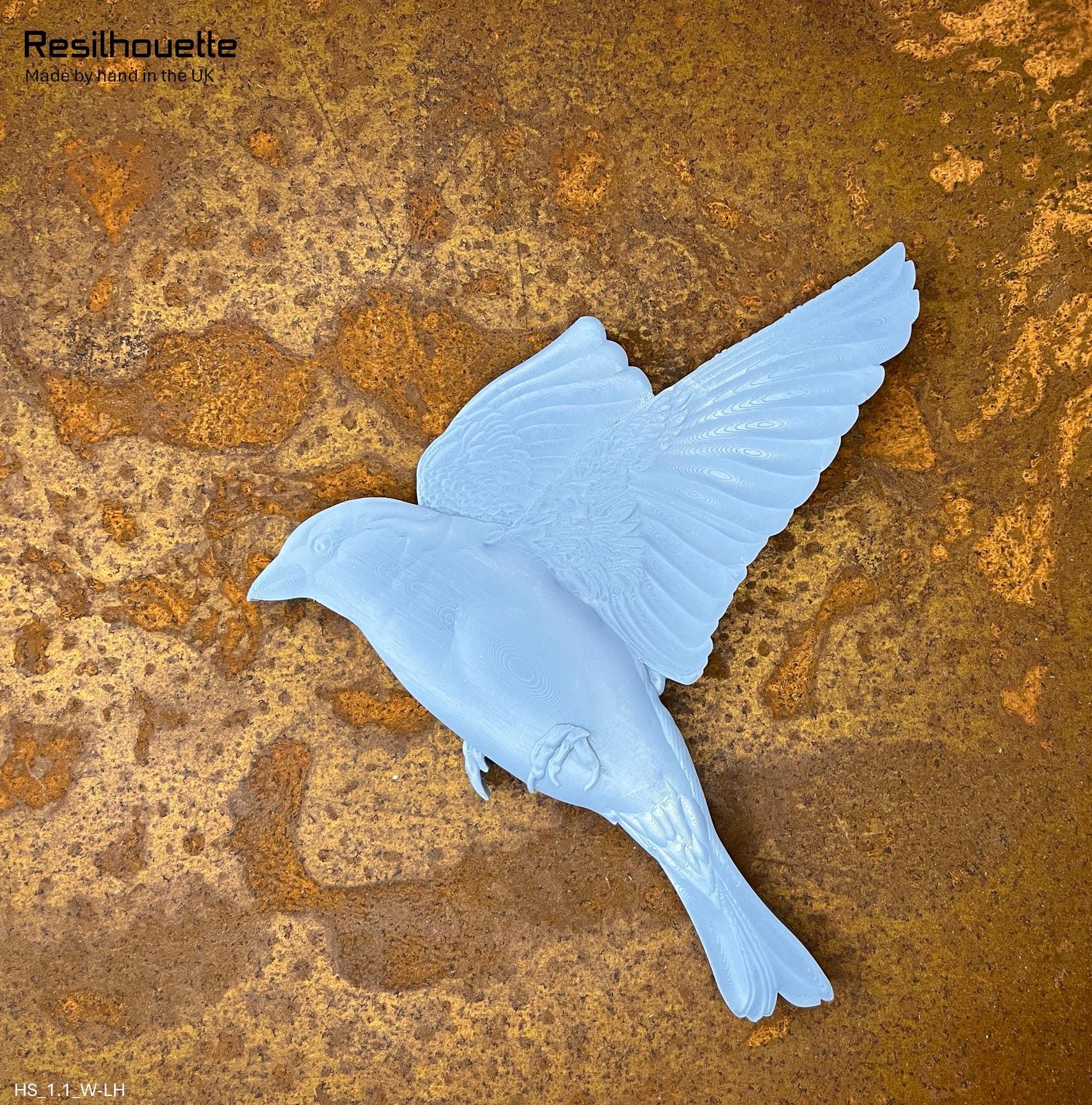 Garden Bird 3D Wall Art, Wall Decor, Flying Bird Wall Sculpture ...