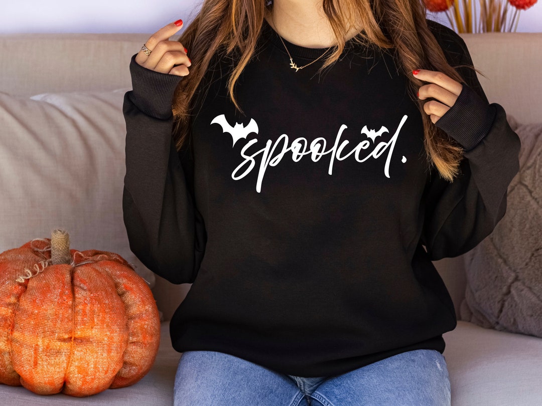 Spooked SVG, Spooky SVG, Halloween Shirt, Halloween Svg, PNG, Bats, Spooked Shirt, Mug - Etsy