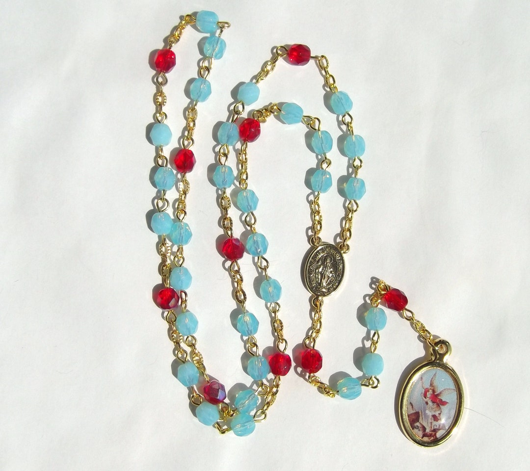 Saint Michael Chaplet Gold Angelic Crown Chaplet of Archangel Michael ...