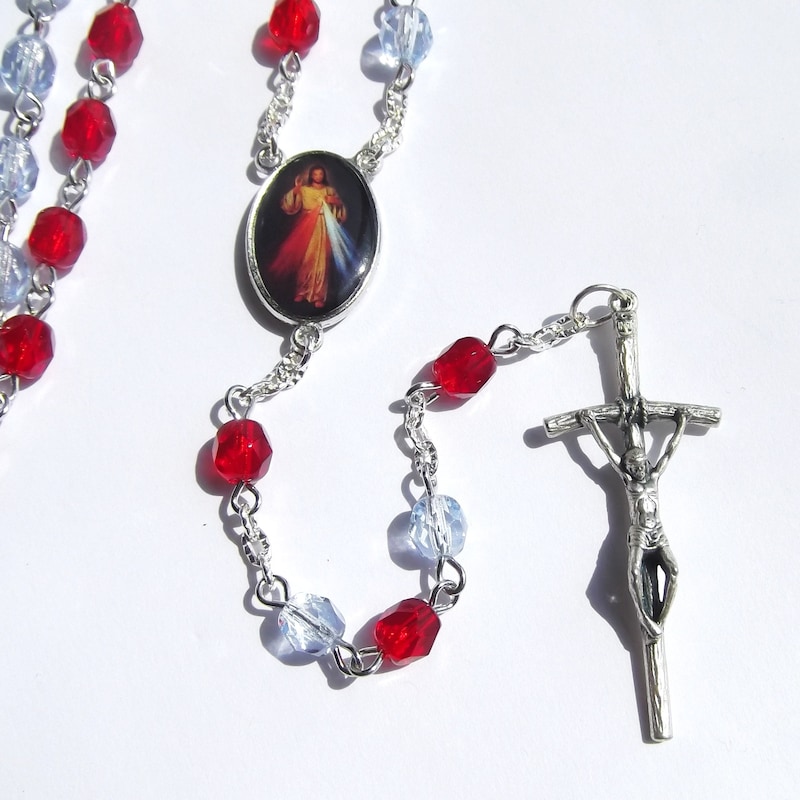 Divine Mercy Rosary - Etsy