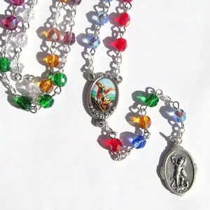 Archangel Michael Chaplet Angelic Crown Chaplet of Saint Michael Handmade Rosary - Etsy