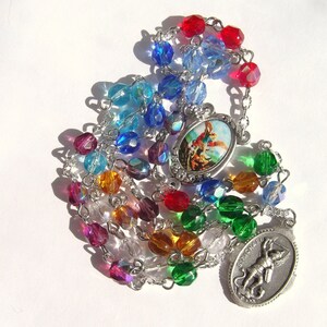 Archangel Michael Chaplet Angelic Crown Chaplet of Saint Michael Handmade Rosary - Etsy
