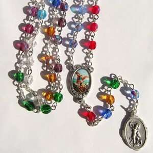 Archangel Michael Chaplet Angelic Crown Chaplet of Saint Michael Handmade Rosary - Etsy
