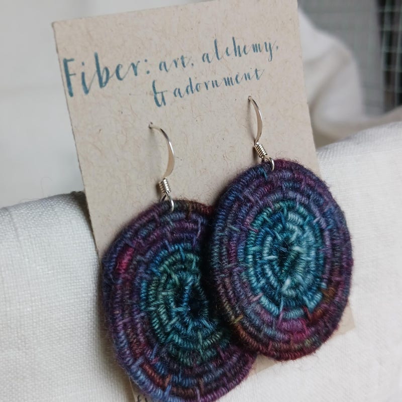 Wool Earrings - Etsy
