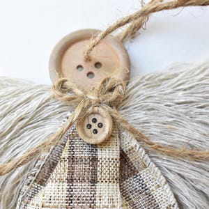 Rustic Angel Ornament, Handmade Ornament, Christmas Decoration ...