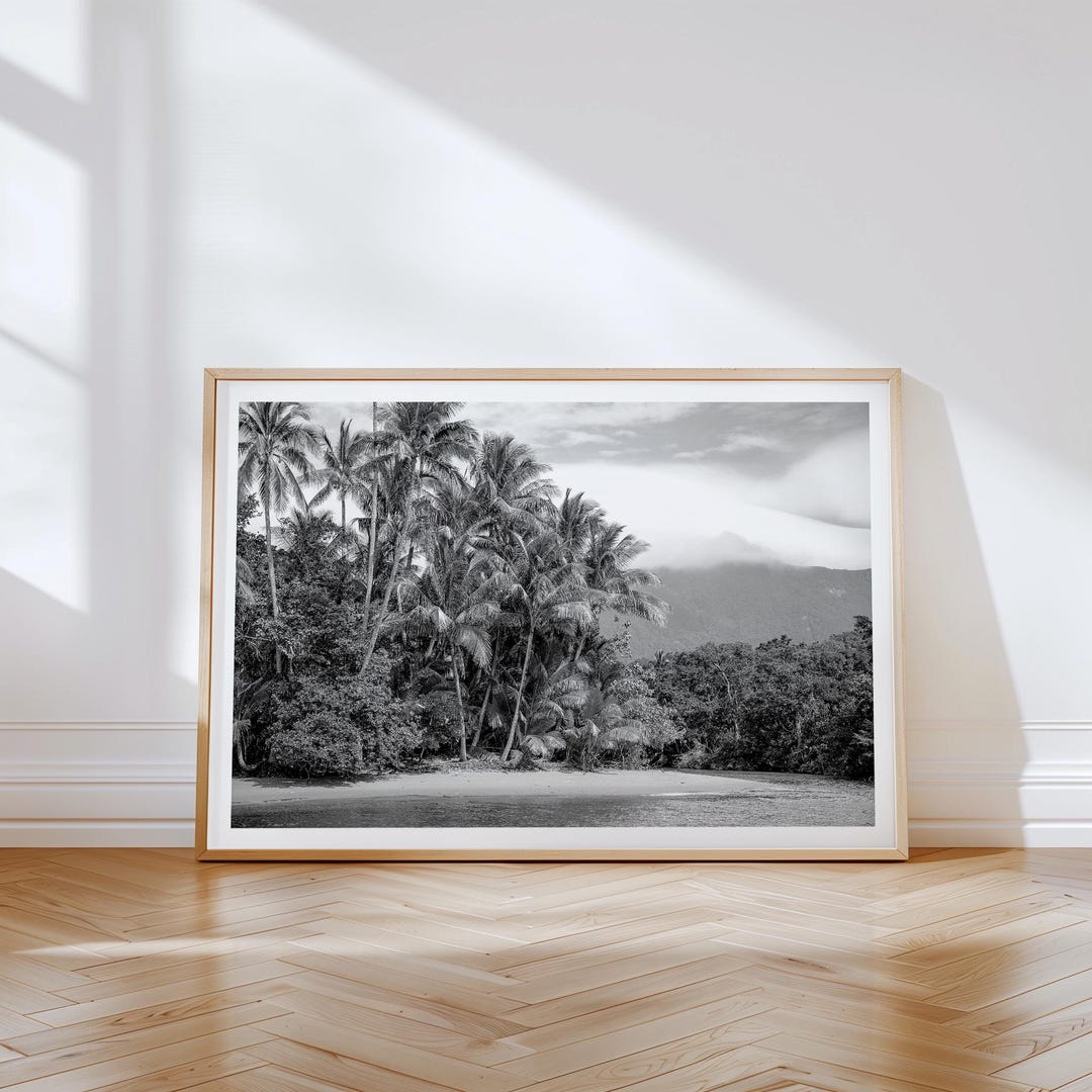 Palm Tree Print Daintree Poster, Palm Trees Wall Poster, Queensland ...