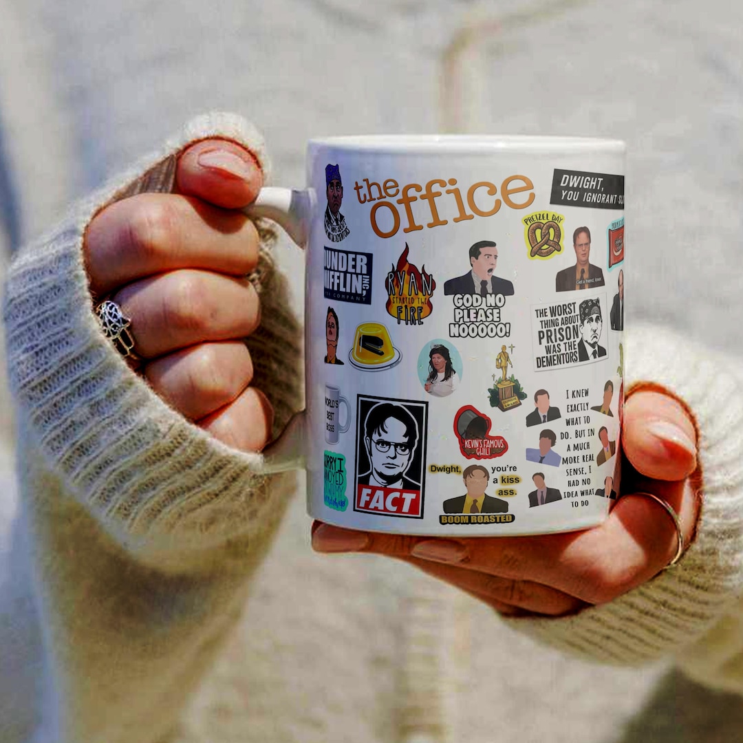 The Office TV Show Mug, Personalized Office Star Face Mug, the Office ...