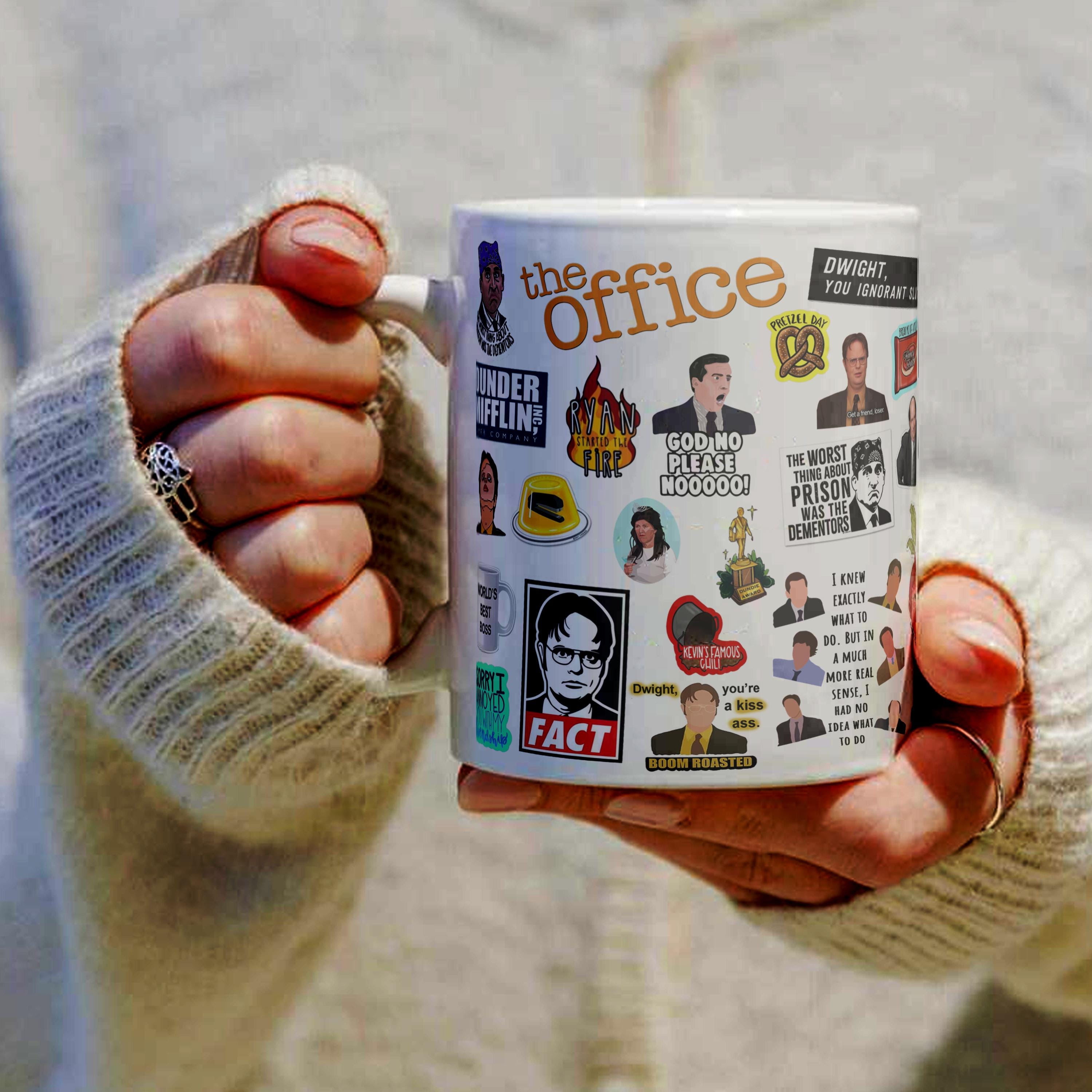 The Office TV Show Mug, Personalized Office Star Face Mug, the Office ...