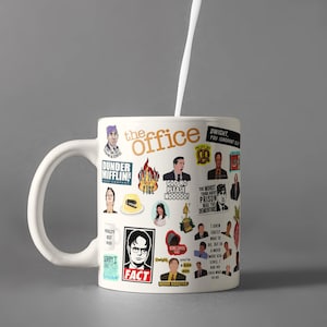 The Office TV Show Mug, Personalized Office Star Face Mug, the Office ...