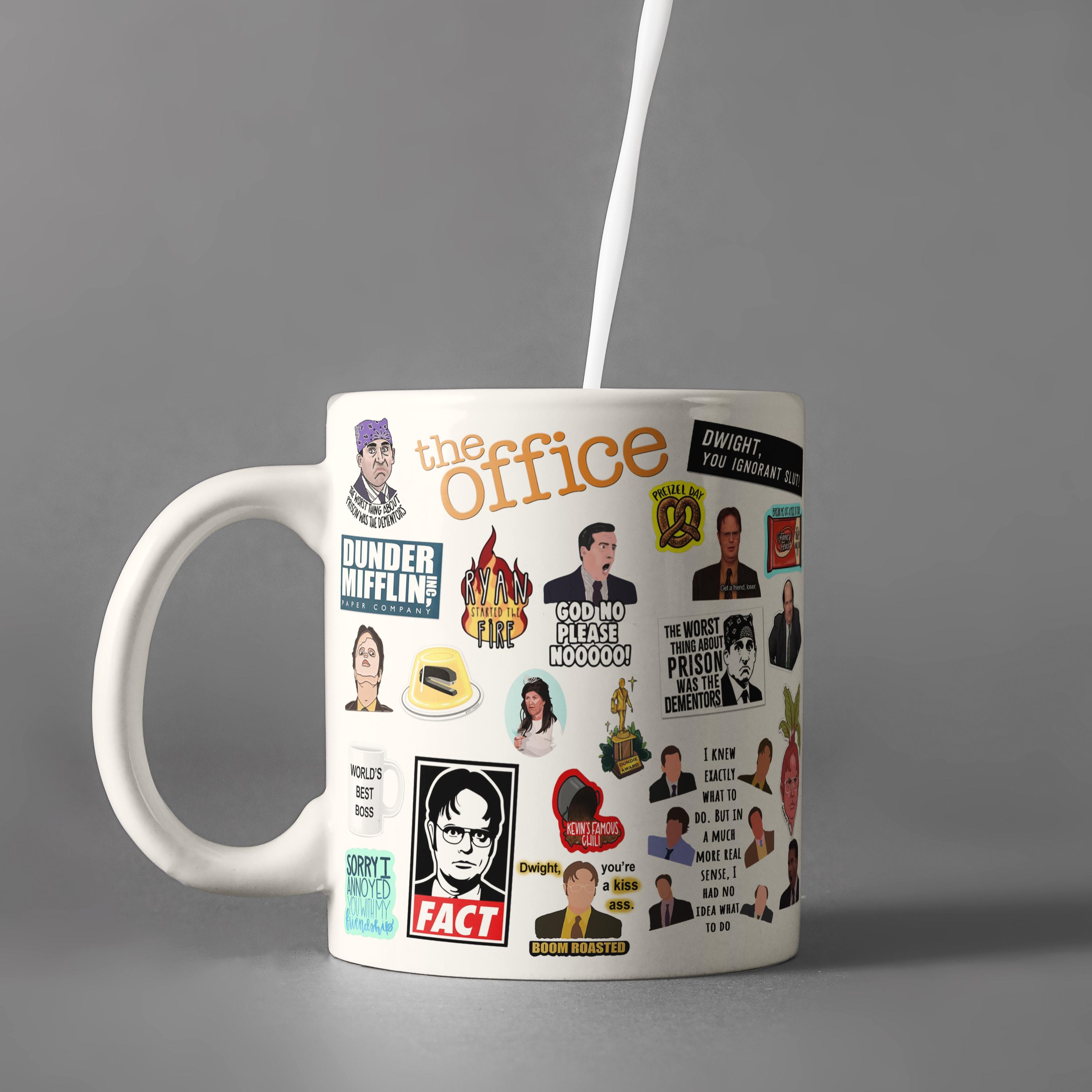 The Office TV Show Mug, Personalized Office Star Face Mug, the Office ...