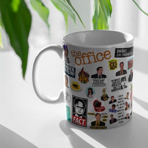 The Office TV Show Mug, Personalized Office Star Face Mug, the Office ...