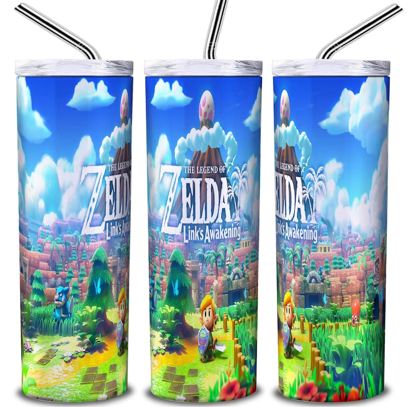 Zelda 20oz 30 Oz Skinny Tumbler DIGITAL Design,zelda Sublimation ...
