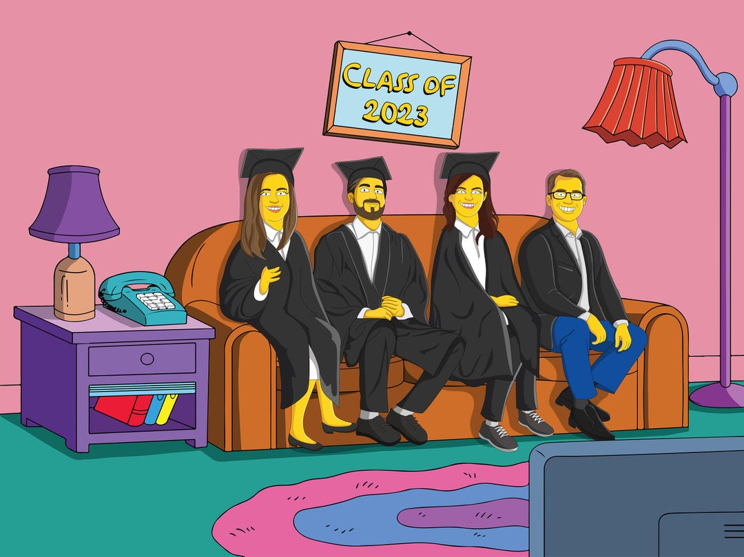 Custom Simpson Family Portrait, Custom Simpson Couple Portrait,custom ...