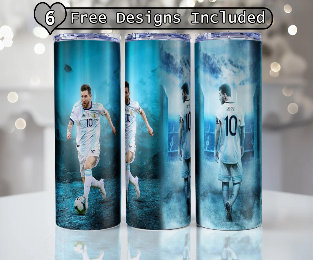 Messi Tumbler Wrap, Messi Goat Digital Tumbler Sublimation Design, 20 ...