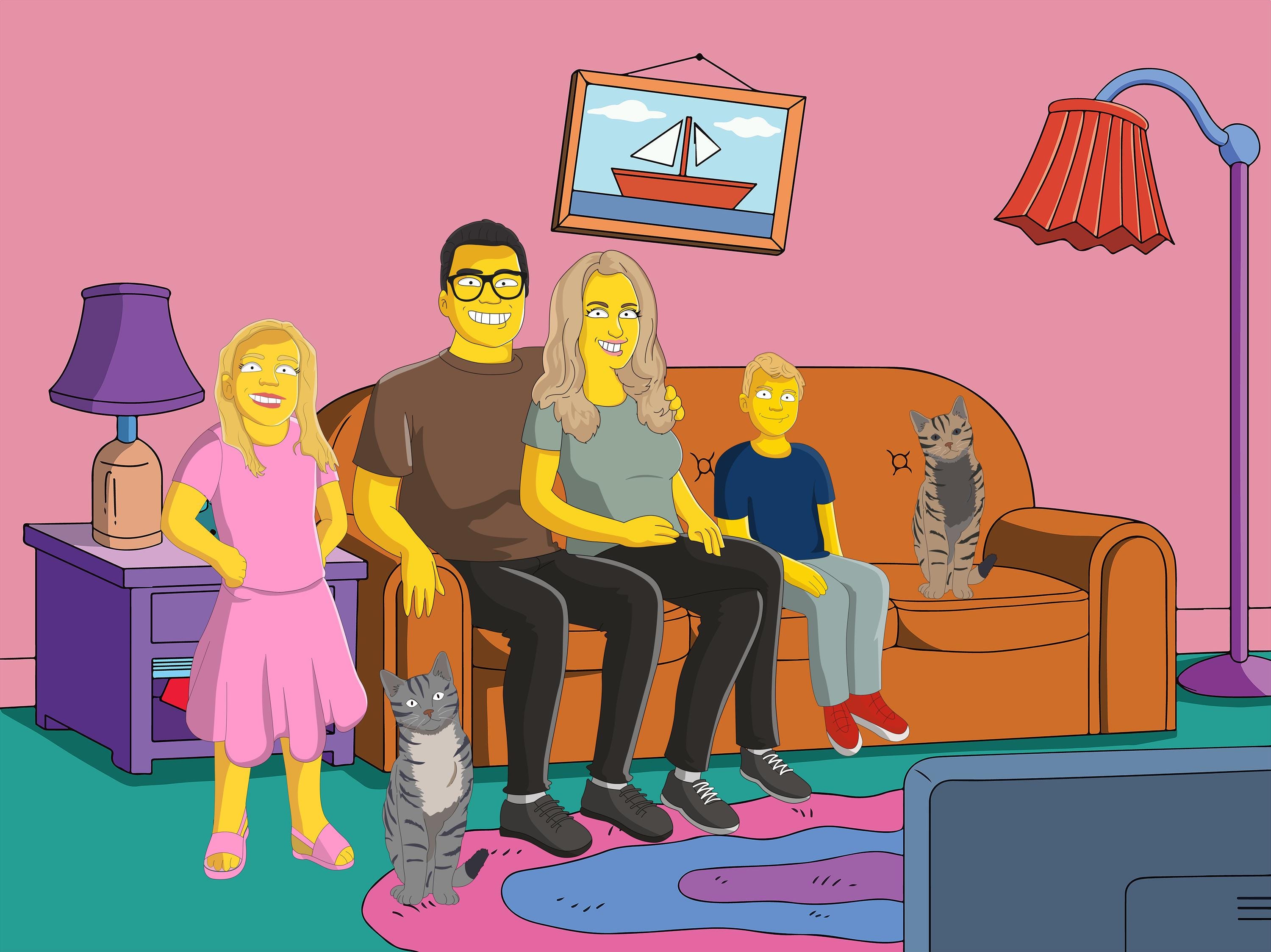Custom Simpson Family Portrait, Custom Simpson Couple Portrait,custom ...