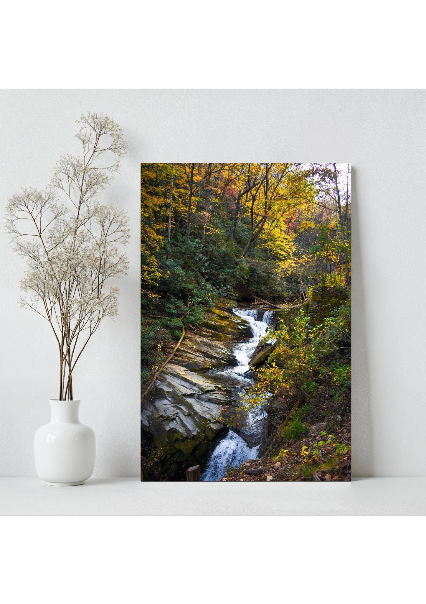 Autumn Waterfall Digital Download Print | Beautiful Fall Foliage ...