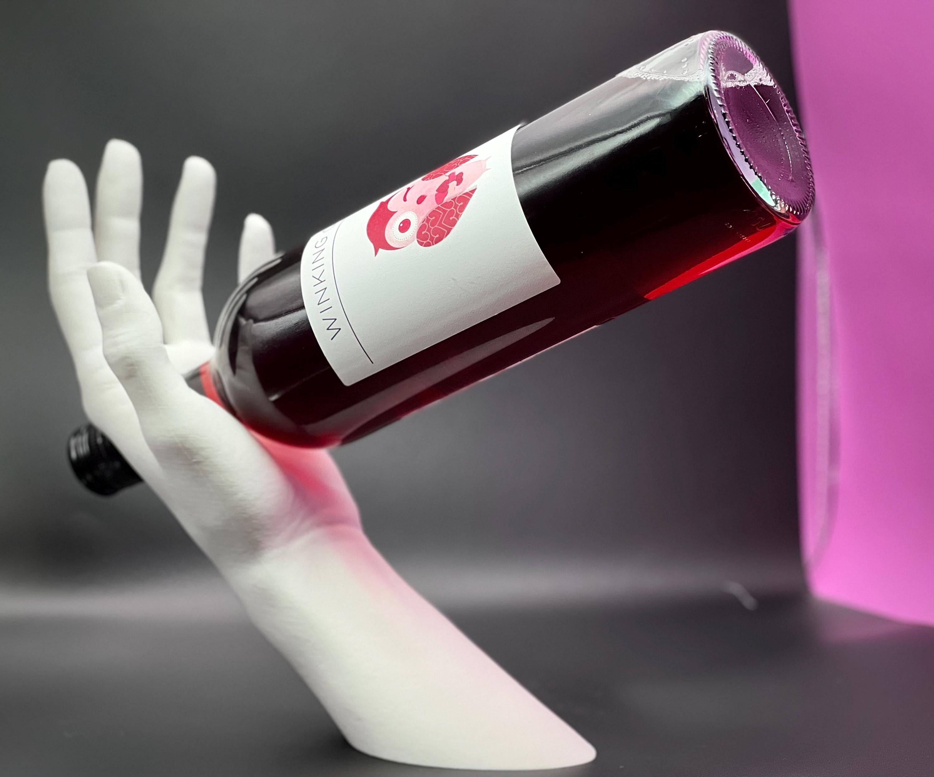 Floating Wine Bottle Holder Grace - Etsy