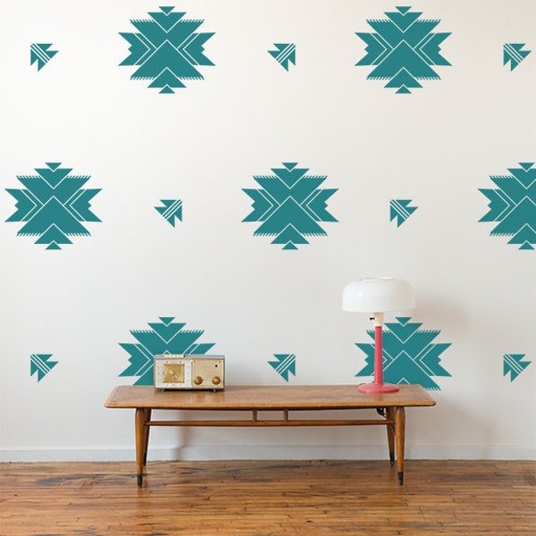 Boho Tribal Wall Decals - Etsy