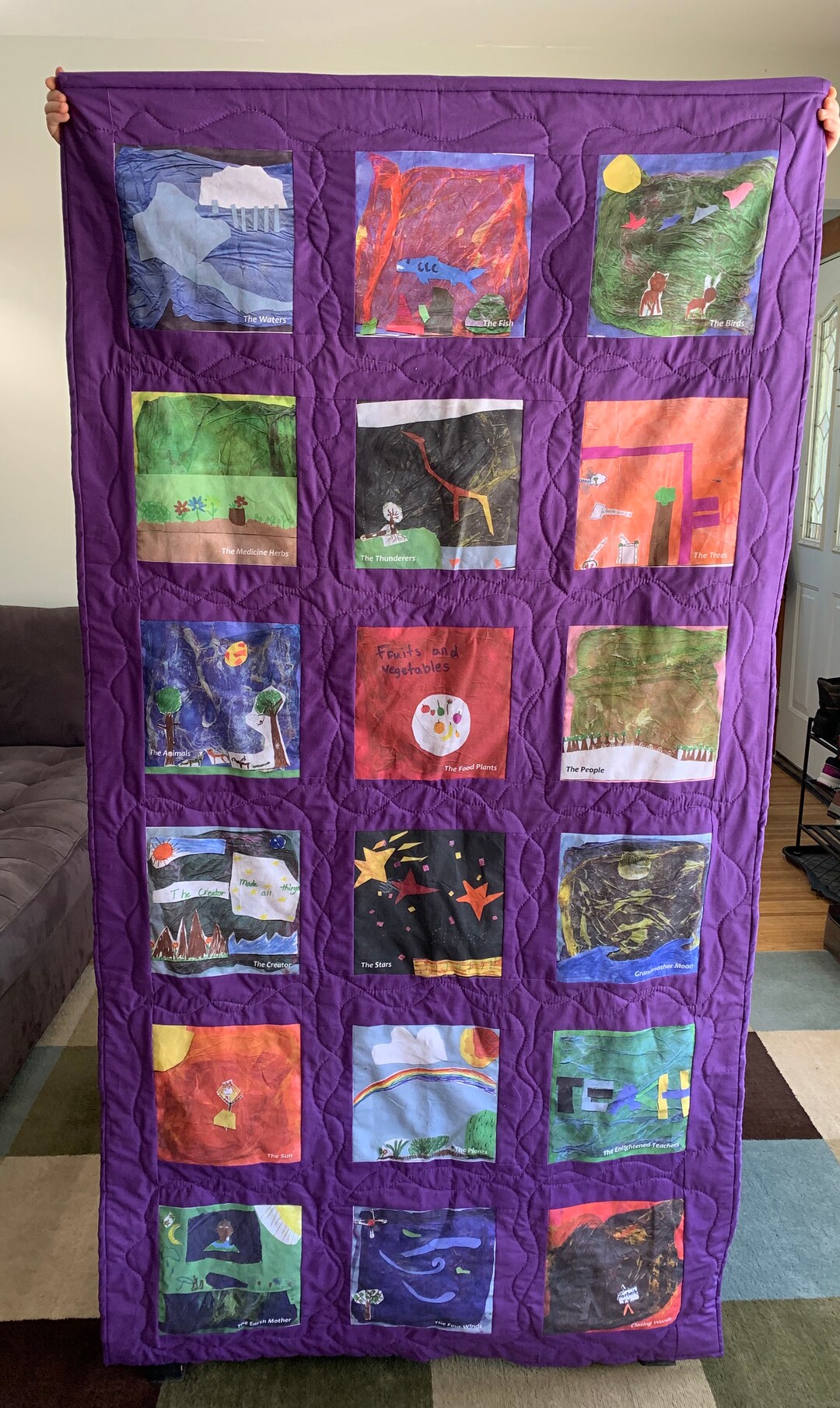 Custom Quilt Made From Drawings, Illustrations, Artwork, Paintings ...