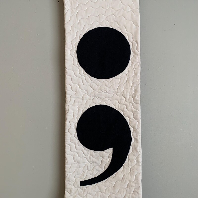 Semicolon Wall Art - Etsy