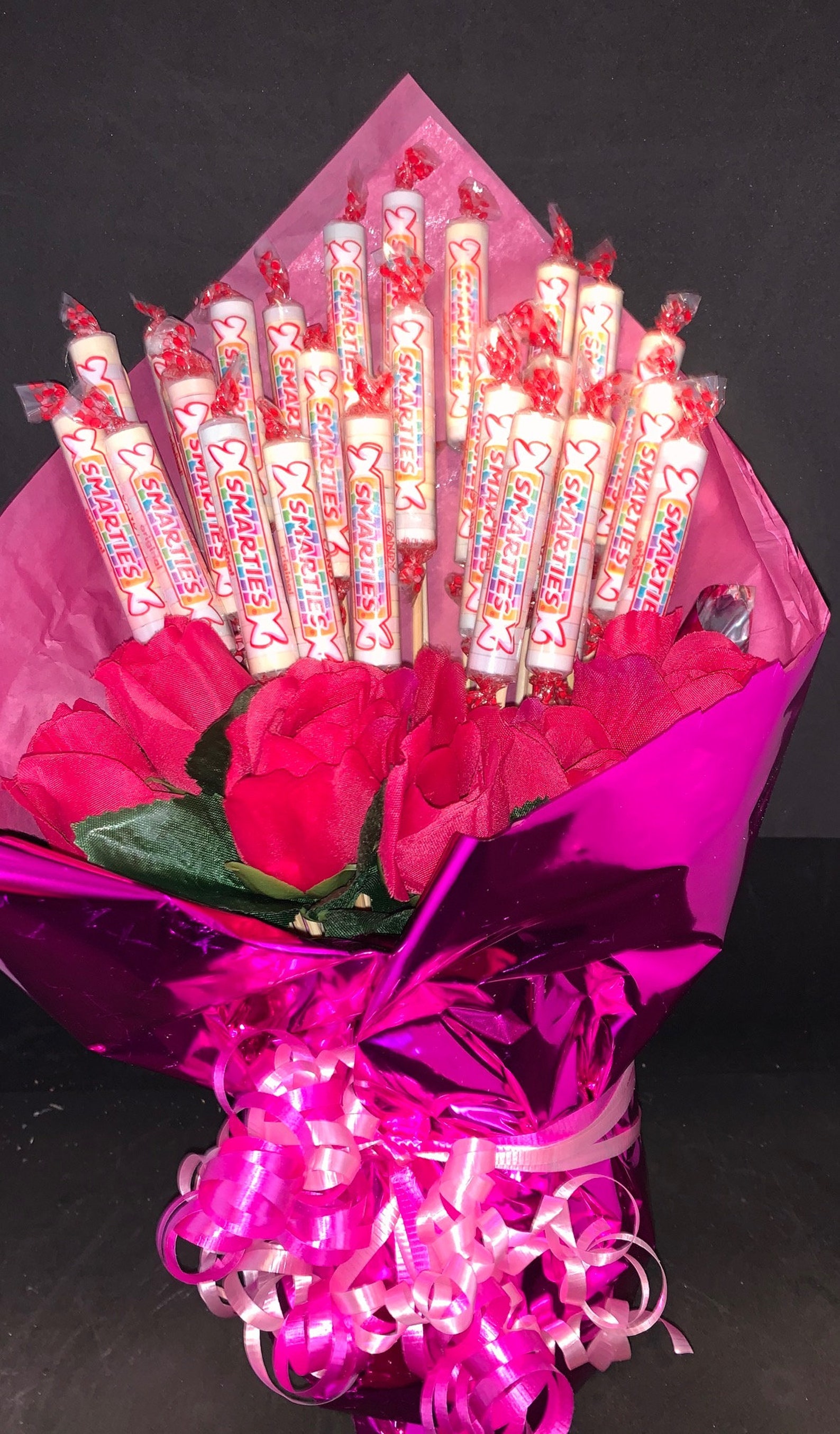 Smarties Candies Bouquet, Smarties Candies Graduation Bouquet, Smarties ...