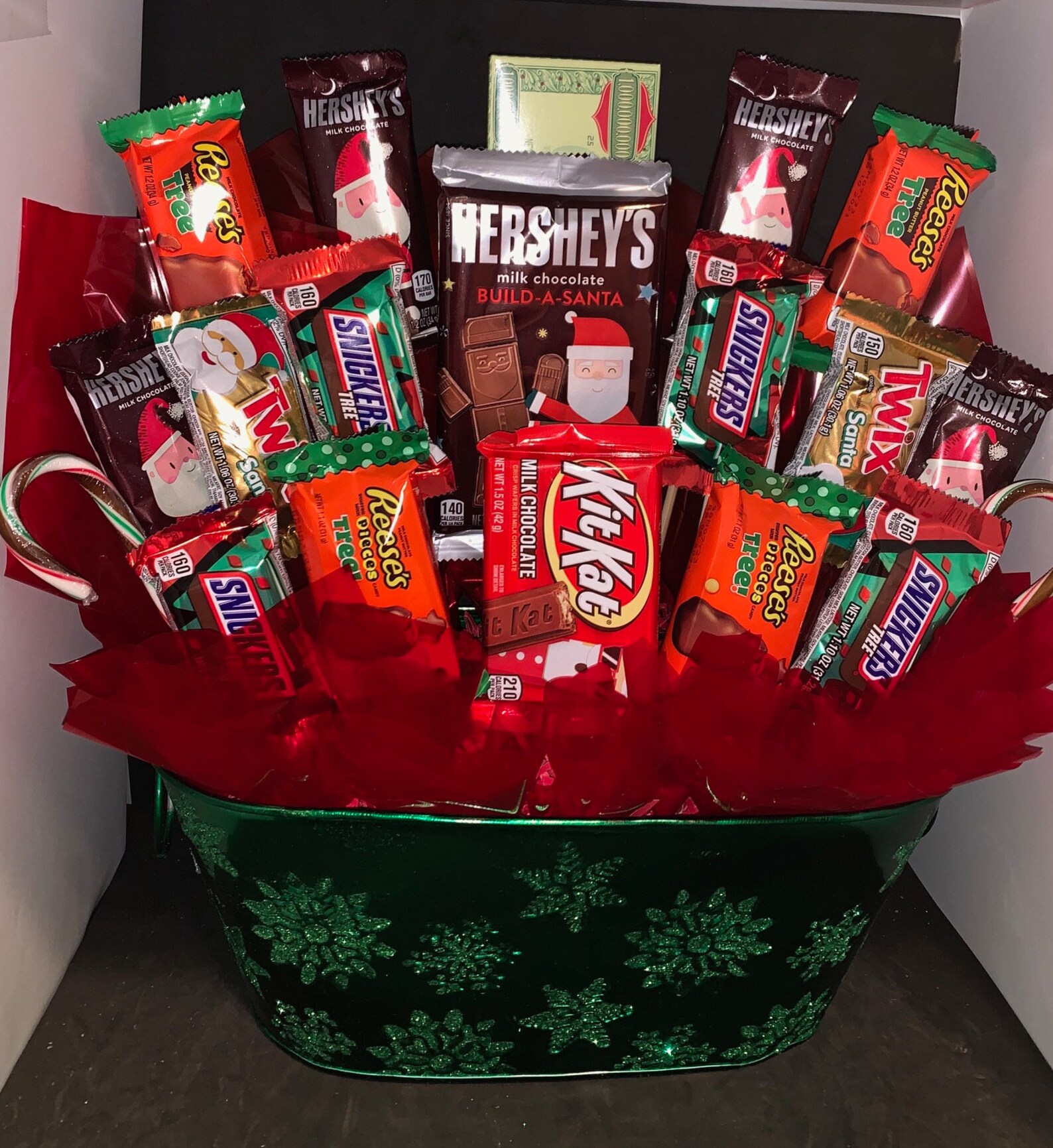 Christmas Candy Arrangement Basket - Etsy