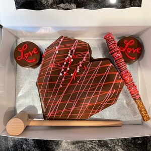 Valentine's Day Smash Heart: Chocolate Covered Treats - Etsy