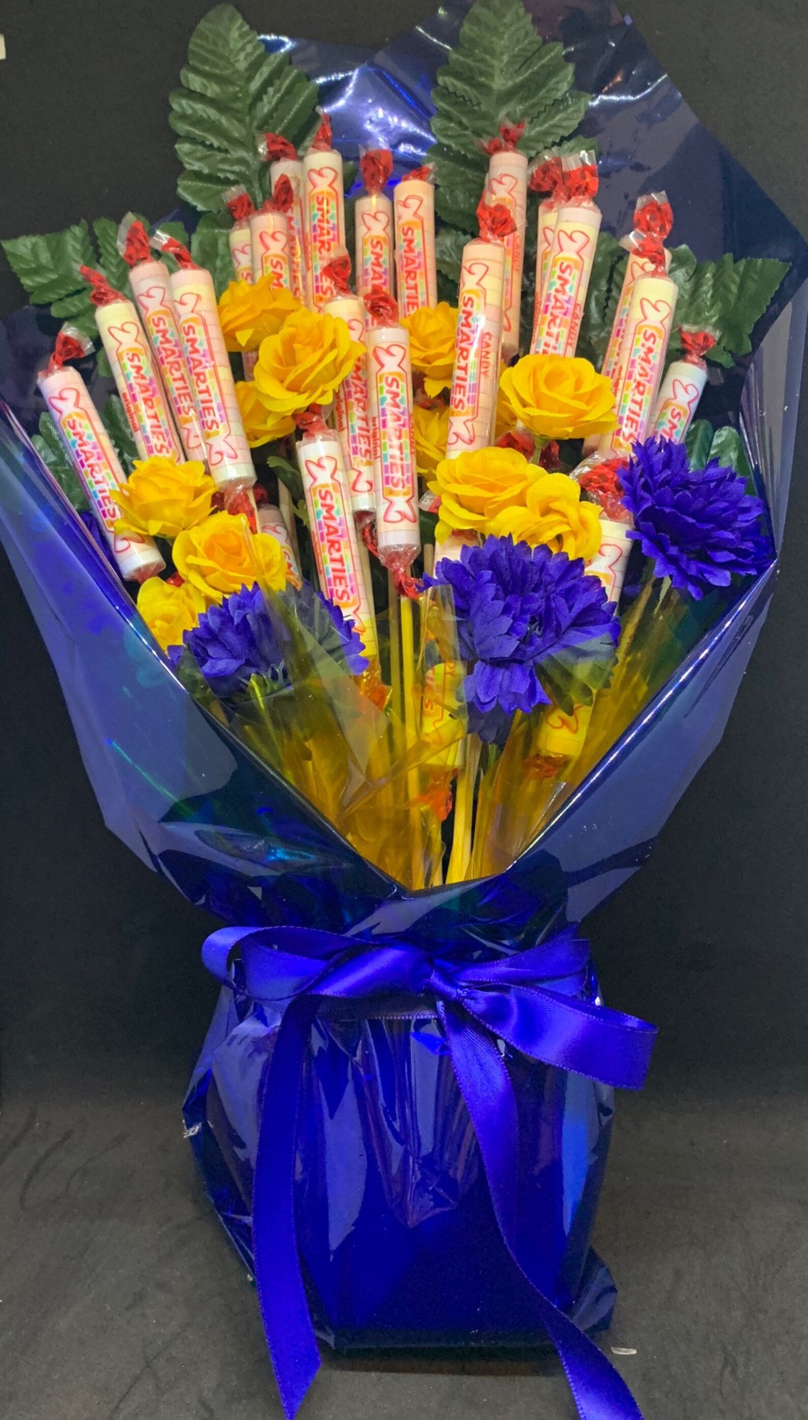 Smarties Candies Bouquet, Smarties Candies Graduation Bouquet, Smarties ...