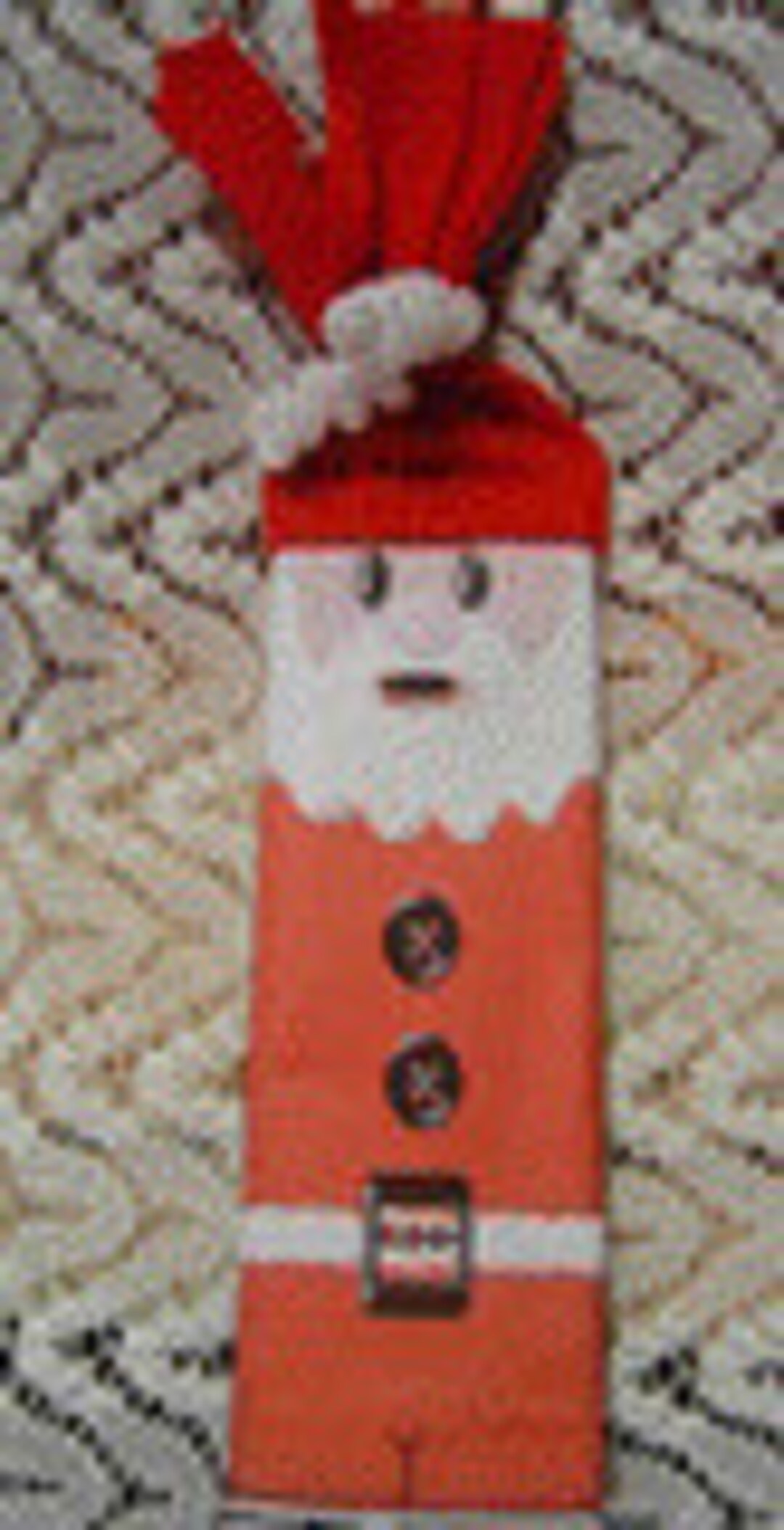 Santa Candy Wrapper Character Bar - Etsy