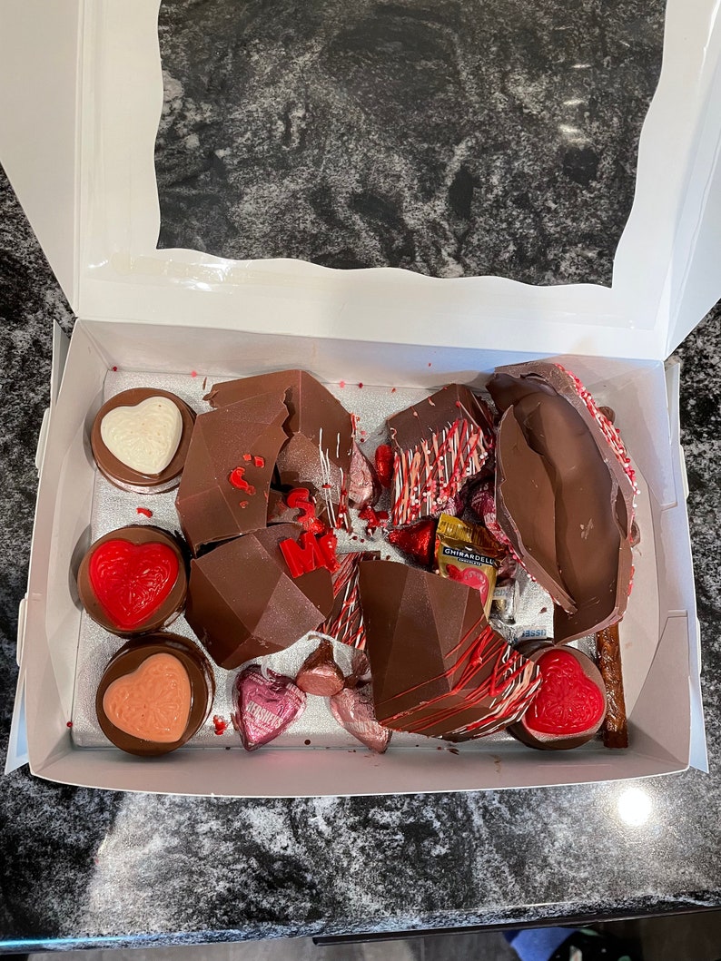 Valentine's Day Smash Heart Smash Heart Valentine - Etsy